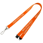 Orange Contractor Lanyards | Just Lanyards